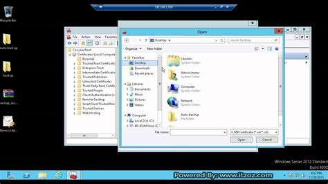 How To Install One Ssl Certificate Across Multiple Servers In Iis 8 On Windows Server 2012 Youtube