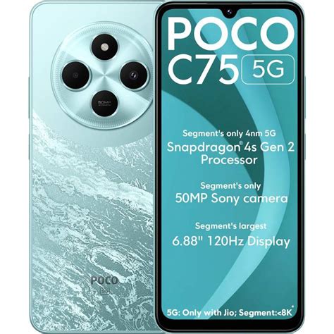 Xiaomi POCO C75 5G (Snapdragon 4s Gen 2) giá rẻ, BH 12 tháng