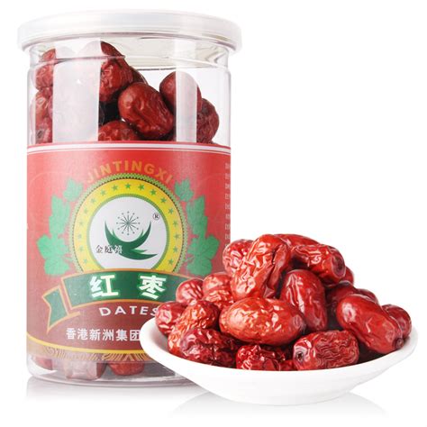 金庭禧红枣 新疆大枣 200g 正品红枣 皮薄肉厚 野生新疆枣礼盒装 金庭禧旗舰店