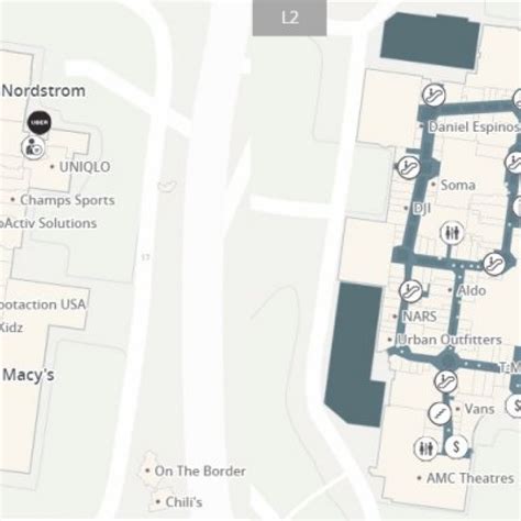 Garden State Plaza Store Map Printable Map