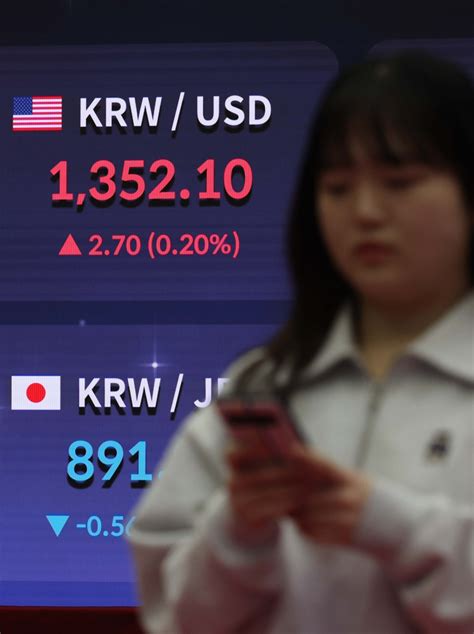 원·달러 환율 1350원 돌파연고점 경신 포토 이투데이