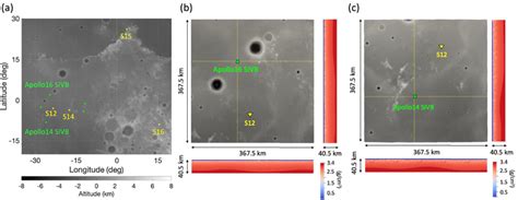 A Locations Of Apollo Sivb Impacts And Seismic Stations The Yellow Download Scientific