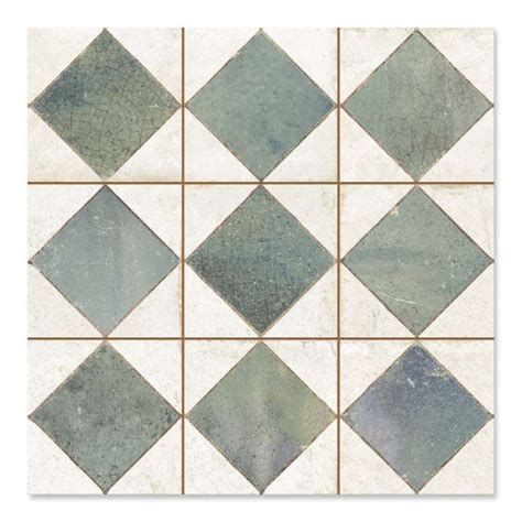 Matt Green Moroccan Ceramic Floor And Wall Tiles For Kitchens And Bathrooms