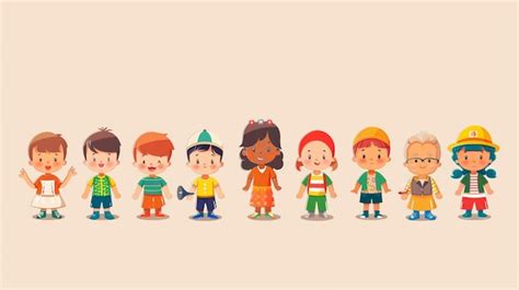 Premium Vector The Characters Of Tv Character