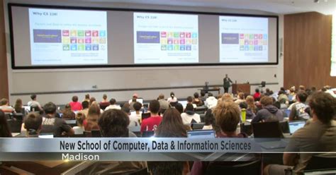 Doors Open For Uw Madisons New School Of Computer Data And Information Sciences Education