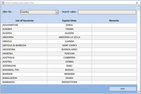 Microsoft Access Search As You Type Tool
