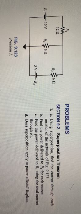 Solved Problems Section 9 2 Superposition Theorem 12Ω 1 A