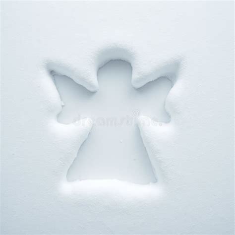 Snow Angel Design Christmas Card Stock Illustration Illustration Of