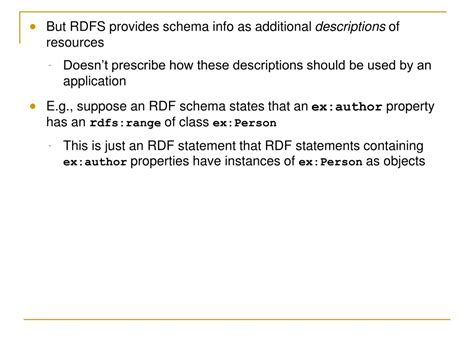 ppt understanding rdf schema for semantic web applications powerpoint
