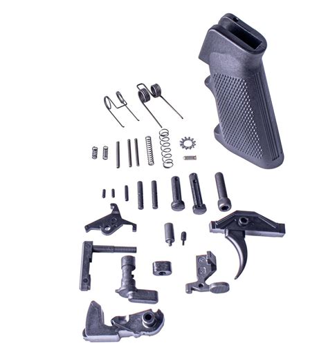 American Tactical Ar 15 Complete Lower Parts Kit Ati15lpknano Nano Composite Black