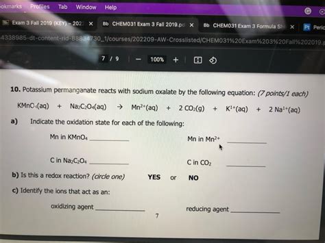 Noticed The Oxygen In This Equation Does Not Match Up For The Reactants