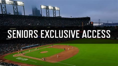 Special Ticket Offers San Francisco Giants