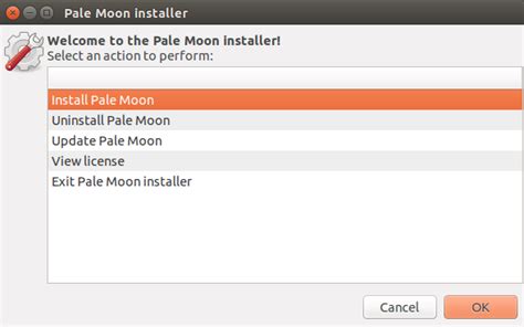 install firefox optimized pale moon browser in ubuntu ubuntuhandbook