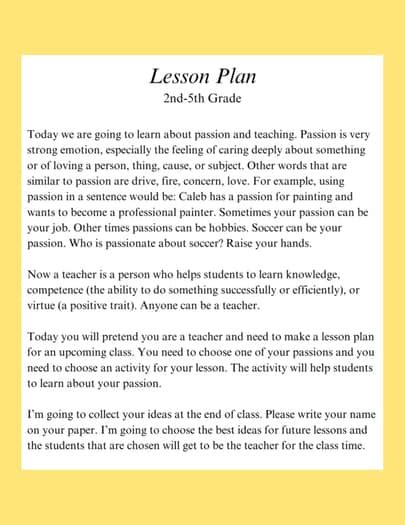 Create Your Own Lesson By Shannon Kiley Tpt