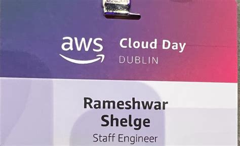 Rameshwar S On Linkedin Aws Cloud Awscloud Cloudday