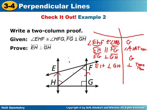Ppt The Perpendicular Bisector Of A Segment Is A Line Perpendicular