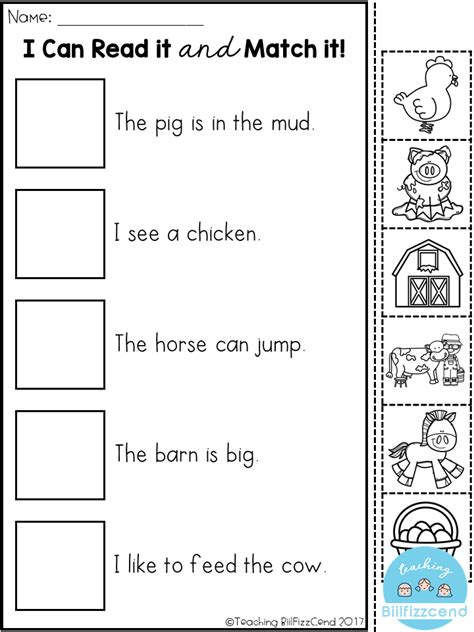 Pre Reading Activities Examples Free Printable Templates