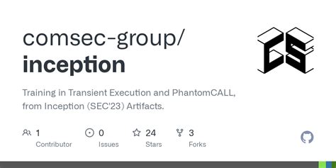 github comsec group inception training in transient execution and