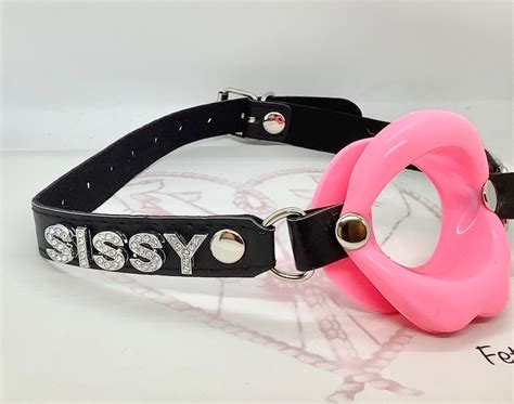Bondage Bdsm Custom Mouth Gag Sissy Lips Silicone Pink Sissy Mouth Stretcher Fetish Kink Slave