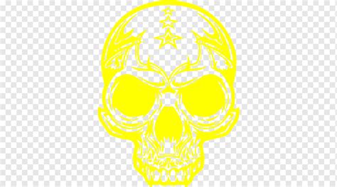 두개골 노란색 컴퓨터 아이콘 턱 두개골 로고 머리 투명도 및 반투명 Png Pngwing