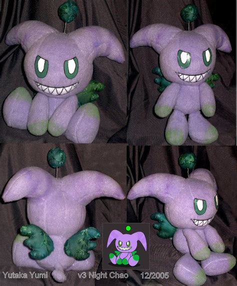 V3 Evil Night Chao Plush By Yutakayumi On Deviantart