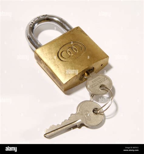 Padlock And Keys Stock Photo Alamy
