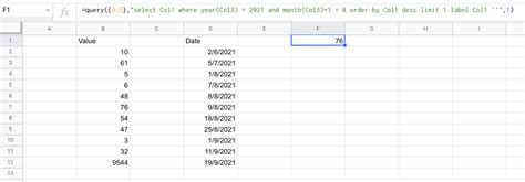 Excel Maxifs With Date Column As A Condition Stack Overflow