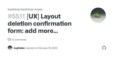Ux Layout Deletion Confirmation Form Add More Explanation And