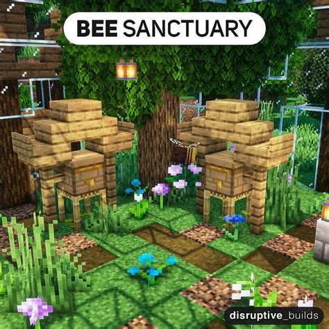 Heres An Enclosed Bee Sanctuary I Created Rminecraftbuilds