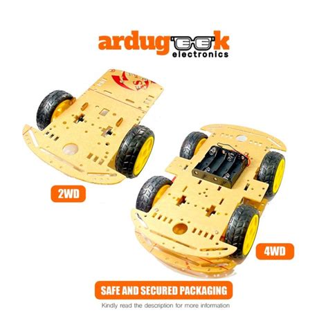 ☝4wd 2wd smart car robot chassis kit arduino compatible robotics remote