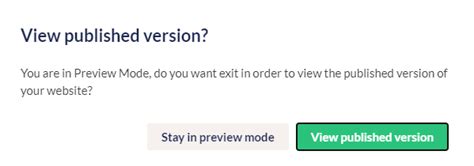 View Published Version Message Wont Disappear · Issue 14935 · Umbraco
