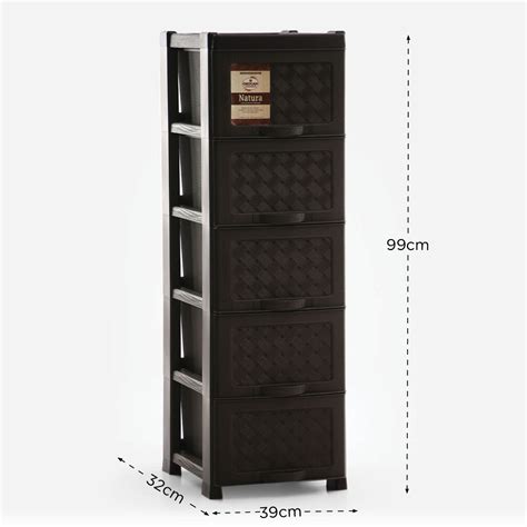 Orocan 6821 Natura Drawer Brown 5 Layer Sm Home