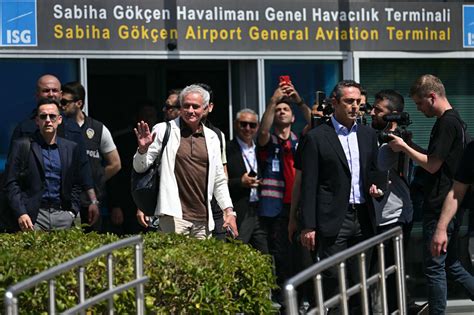 New Fenerbahce Coach Mourinho Arrives In Istanbul New Vision Official
