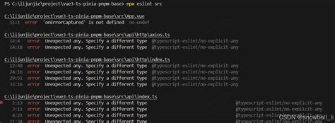 工程化 Vue3ts：代码检测工具 Eslintexpected To Return A Value At The End Of Arrow Fun Csdn博客