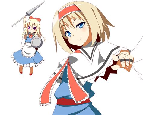 Safebooru Alice Margatroid Apron Blonde Hair Blue Eyes Bow Capelet