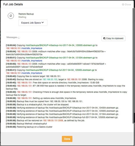 Full Restore Of A Mysql Or Mariadb Galera Cluster From Backup Severalnines
