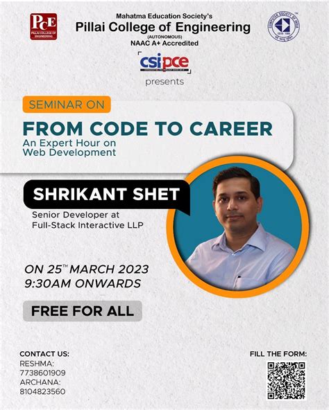 Csi Pce On Linkedin Webdev Webdevelopment Webdeveloper Seminar Fullstackdevelopment