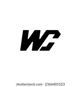 Wc Logo Wc Monogram Initial Wc Stock Vector Royalty Free 2366401523