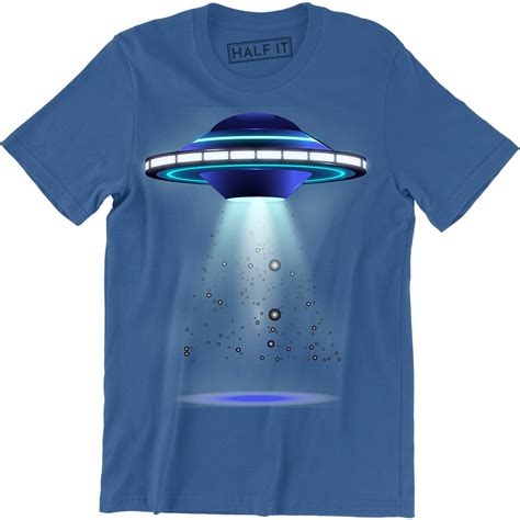 Amazing 3d Ufo Alien Space Ship Flying Object Mens T T Shirt