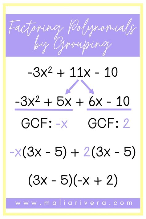 Teaching Students How To Factor Polynomials Math With Ms Rivera Factoring Polynomials Teaching Students How To Factor Polynomials Math With Ms Rivera Factoring Polynomials