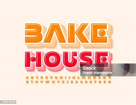 추상 3d 알파벳 편지와 숫자와 벡터 현대 배너 베이크 하우스 그래픽 프린트에 대한 스톡 벡터 아트 및 기타 이미지 그래픽 프린트 대문자 등장인물 Istock