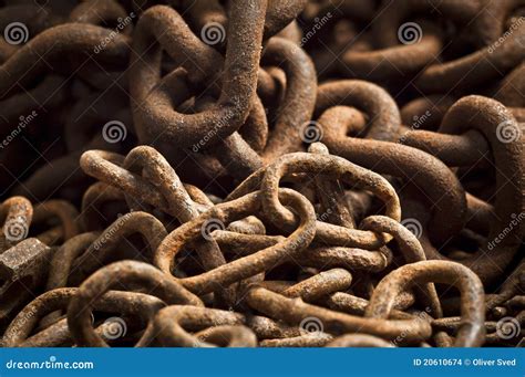 Rusty Chain Texture Stock Photo Image Of Closeup Metal