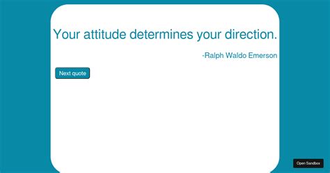 Random Quote With Hook Codesandbox