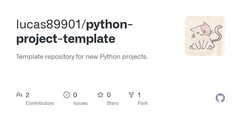 Github Gpwaob92679python Project Template Template Repository For