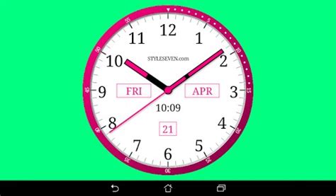 Color Analog Clock 7 For Android APK Download For Android
