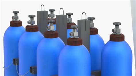 레이저 금속 절단기 산소 실린더 칠러 3d 모델 99 Obj Max Fbx Free3d