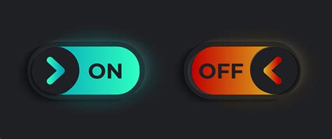 toggle switch slider button for mobile app touch screen user interface