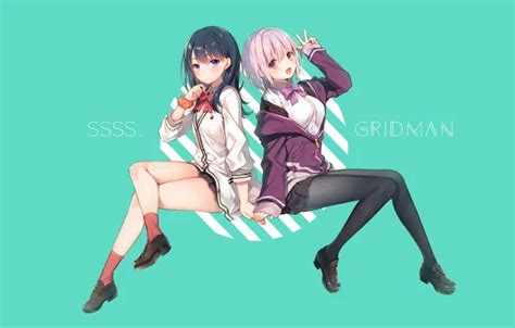 Wallpaper Background Girls Ssss Gridman For Mobile And Desktop Section Resolution