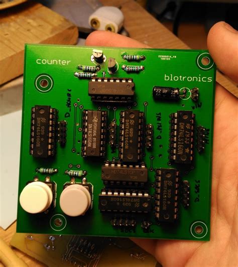 Digital Clock Part Counter And Multiplexer Blotronics
