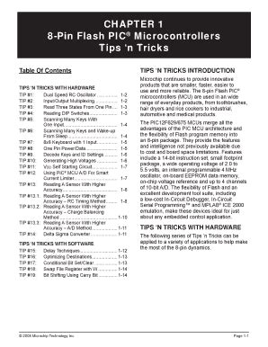Fillable Online Pin Flash PIC Microcontroller Tips N Tricks Fax Email Print PdfFiller